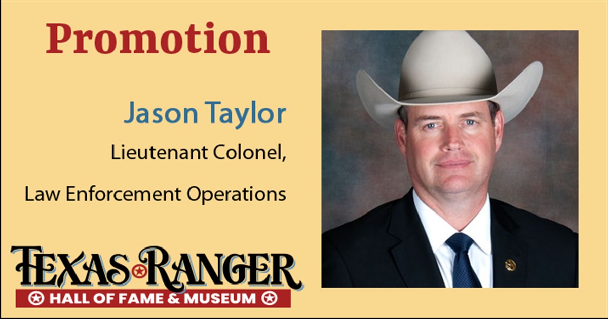 Jason Taylor Promoted Texas Ranger Hall OF Fame