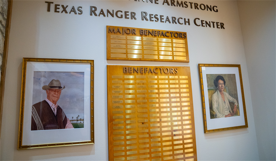 BenefactorWall Texas Ranger Hall OF Fame